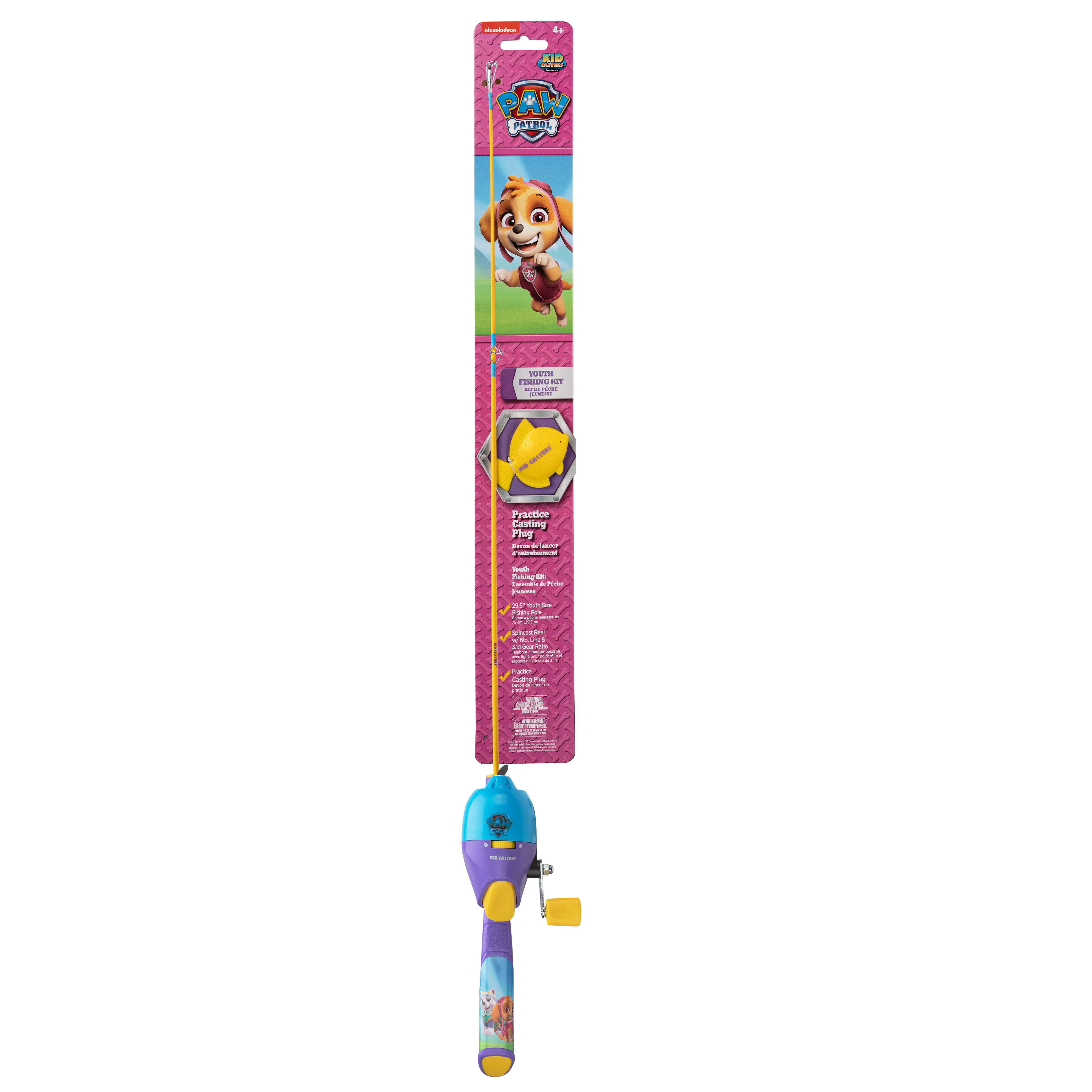Paw Patrol Girls Youth Fishing Pole (2025 Edition) – Profishiency